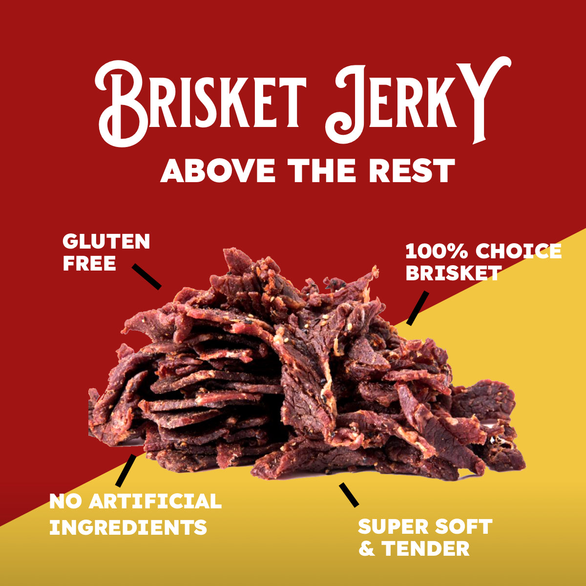 All-Natural Brisket Beef Jerky BK – BULK JERKY